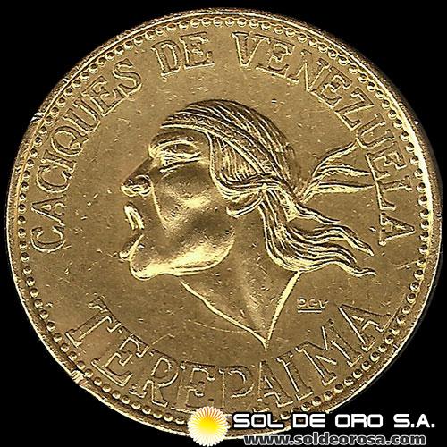Sol de ORO S.A. - REPUBLICA DE VENEZUELA - MEDALLA - CACIQUES DE ...